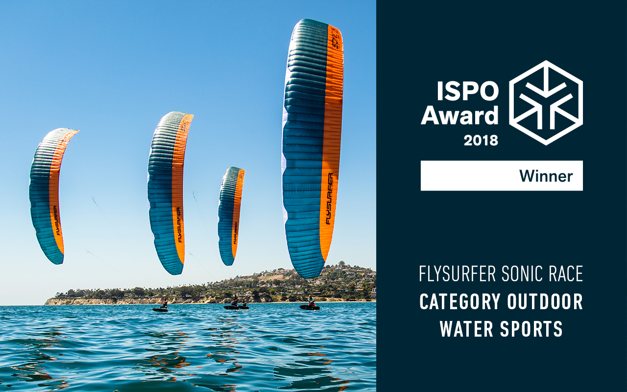 SONIC RACE wins ISPO Award 2018 | FLYSURFER
